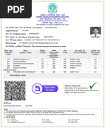 Class 12 Marksheet Template | PDF