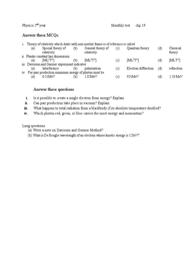 Answer These MCQS.: I. Ii. Iii. Iv | PDF