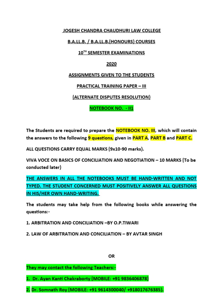 ARBITRATION | Arbitral Tribunal | Arbitration
