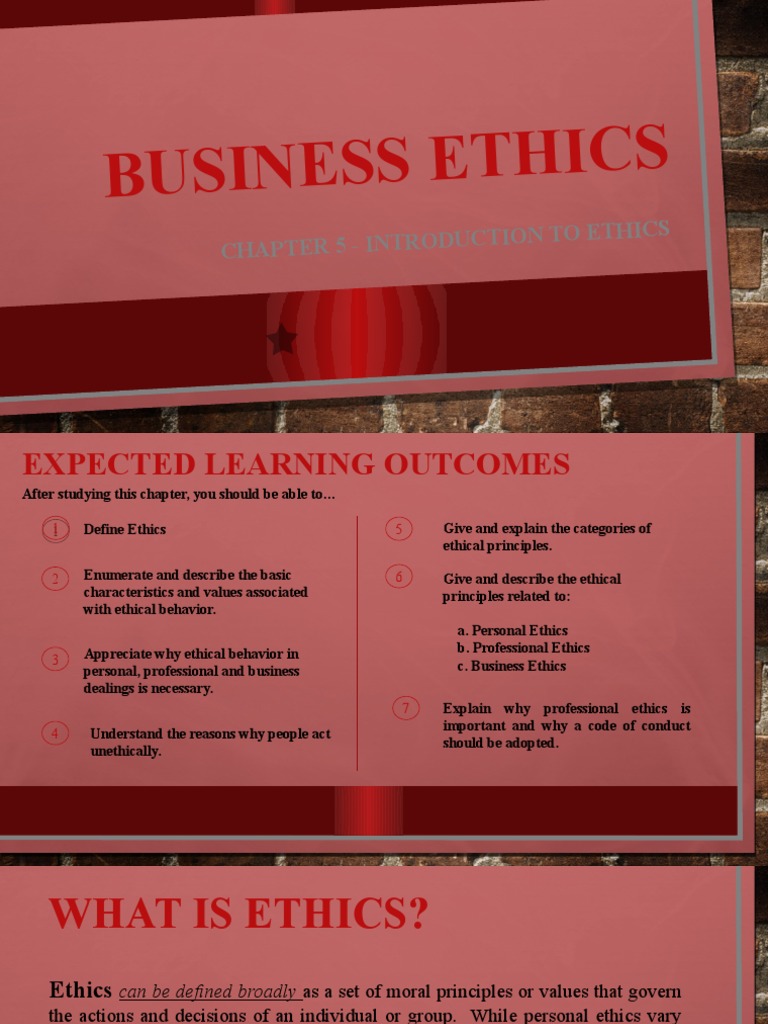 Understanding Business Ethics Principles | PDF | Business Ethics ...