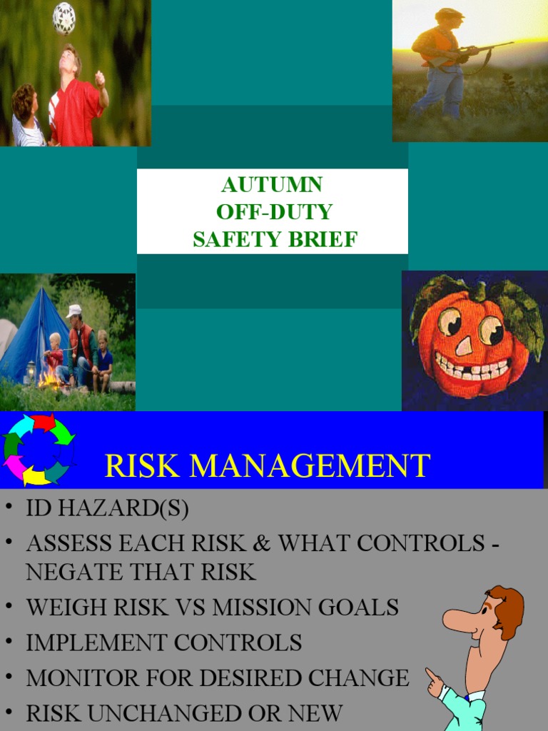 Autumn Off-Duty Safety Brief | PDF | Risk | Nature