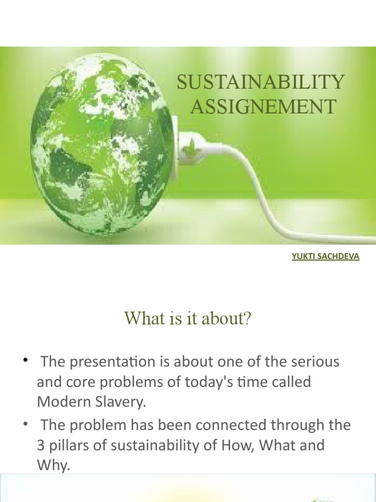 Sustainability Assignement: Yukti Sachdeva | PDF | Labour Economics ...