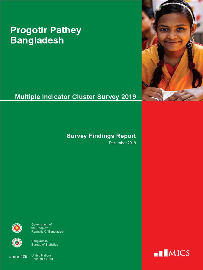 BANBEIS MICS 2019 Bangladesh | Download Free PDF | Drinking Water ...