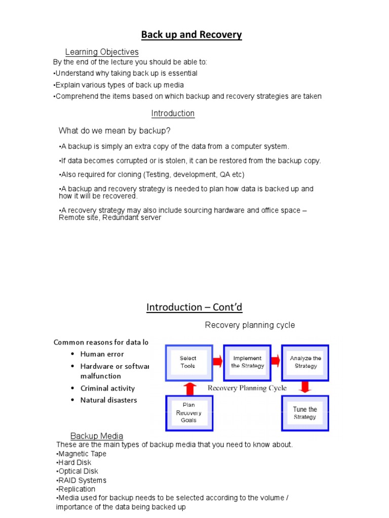 A Comprehensive Guide to Developing an Effective Backup and Recovery ...