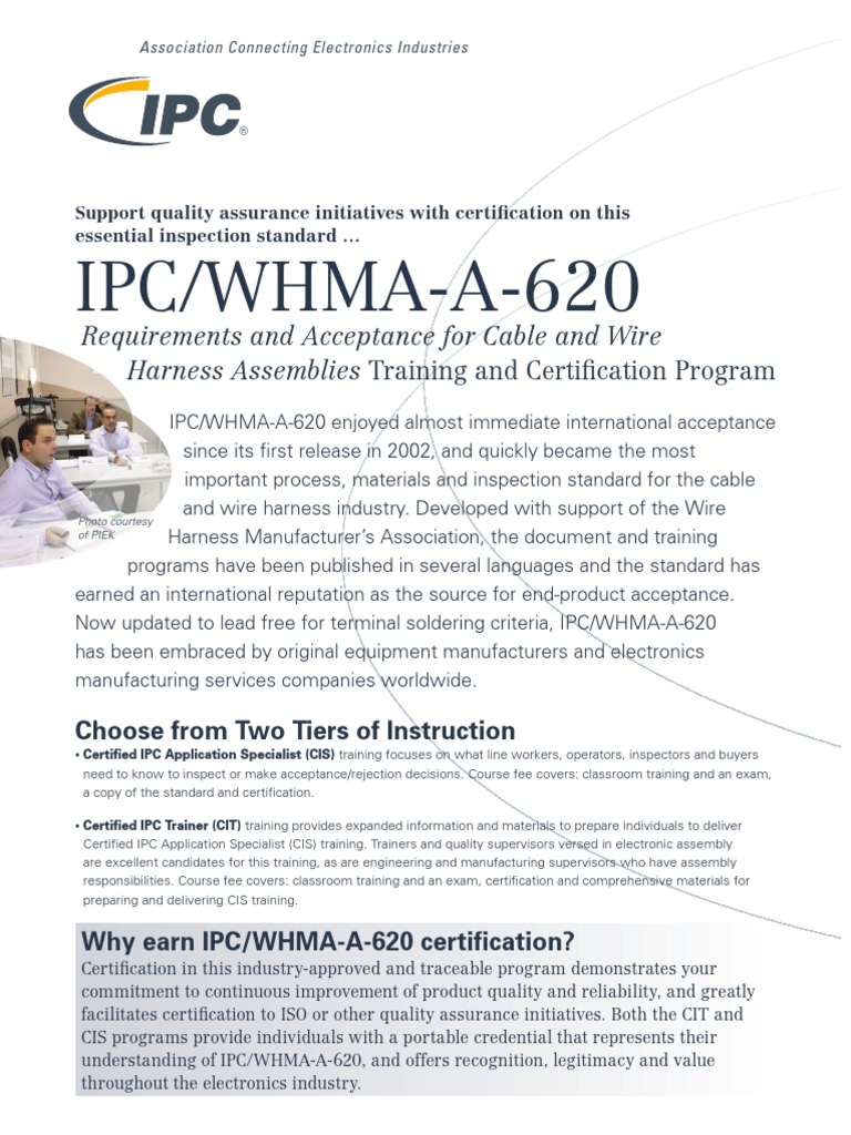 IPC/WHMA-A-620: Requirements and Acceptance For Cable and Wire Harness ...