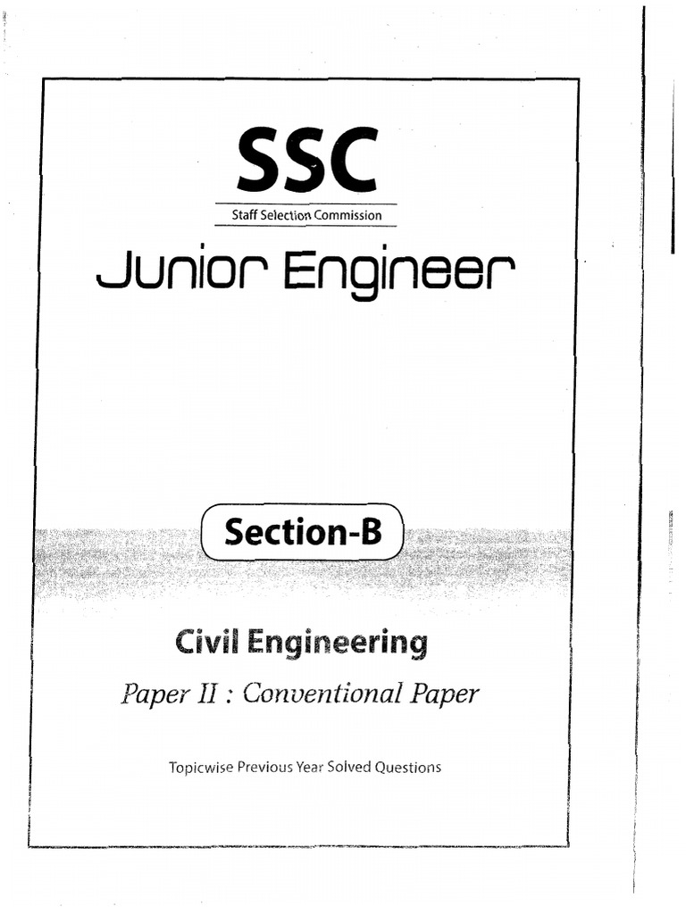 SSC Je All Main Conventional Paper Solution Made KT | PDF