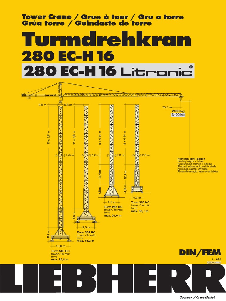 Liebherr 280 Ech 16 | PDF | Infraestructura ferroviaria | Transporte