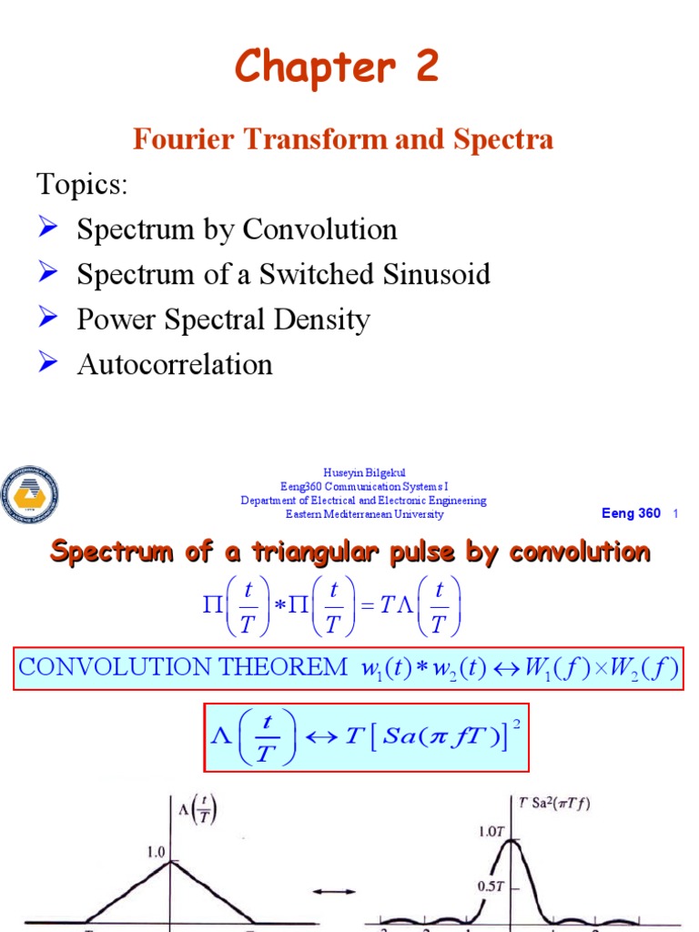 Chapter2 Lect4 | PDF | Spectral Density | Signal Processing