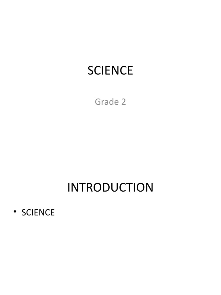 Grade 2 - First Quarter - Science | PDF
