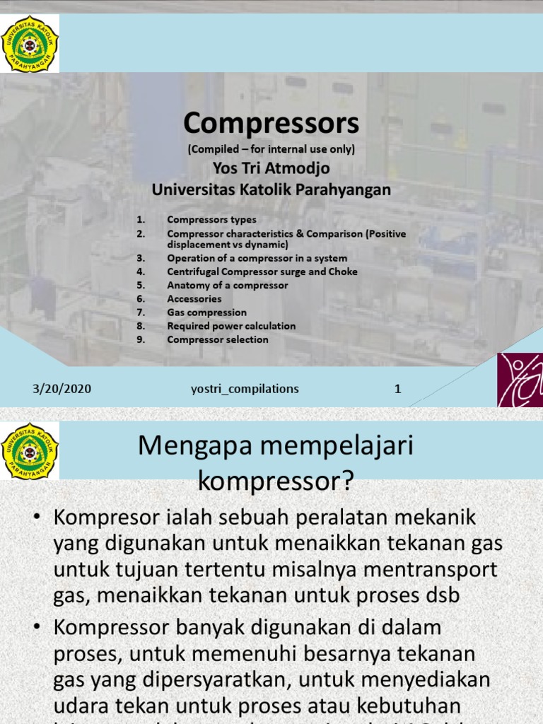 COMPRESSOR - 2020 - Versi Panjang | PDF | Statistical Mechanics | Machines