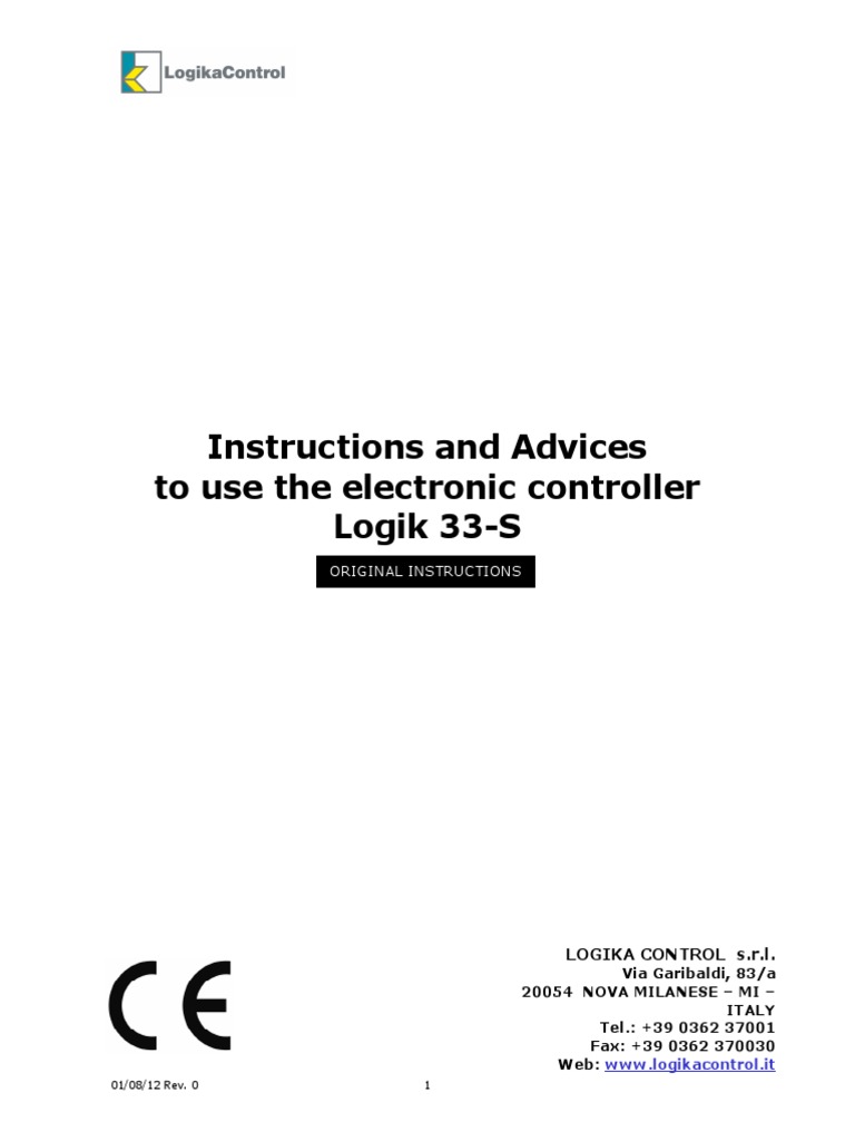 Logika Control Logik 32 | PDF | Power Supply | Relay