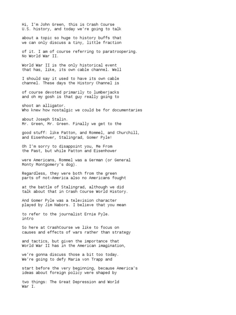 (English) World War II Part 1 - Crash Course US History #35 (DownSub ...