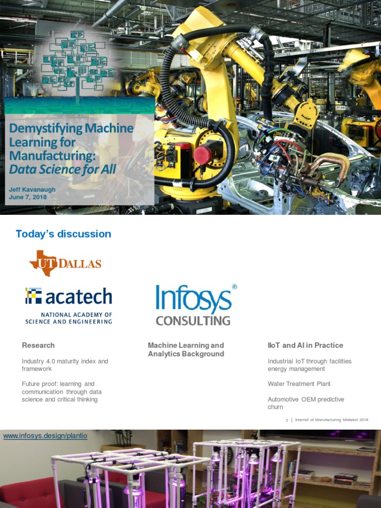 Demystifying Machine Learning for Manufacturing | PDF | Machine ...