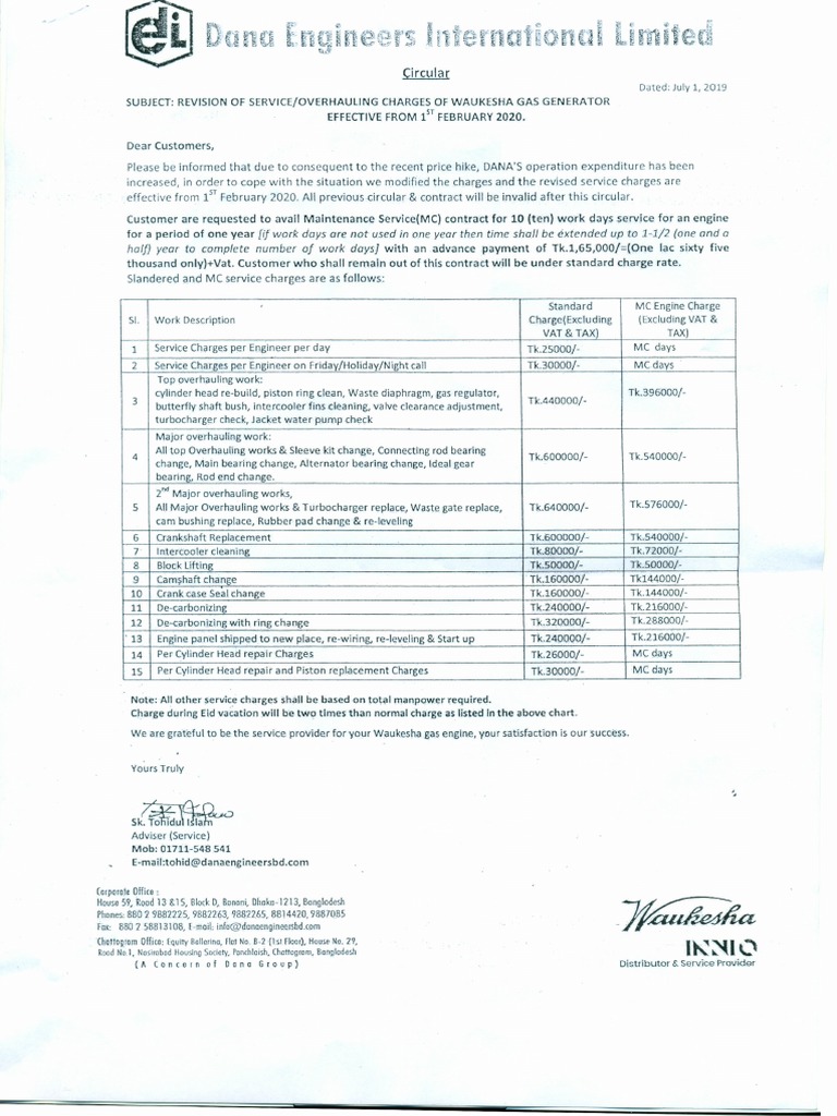 Dana Engineers Ltd. | PDF | Engines | Energy Conversion