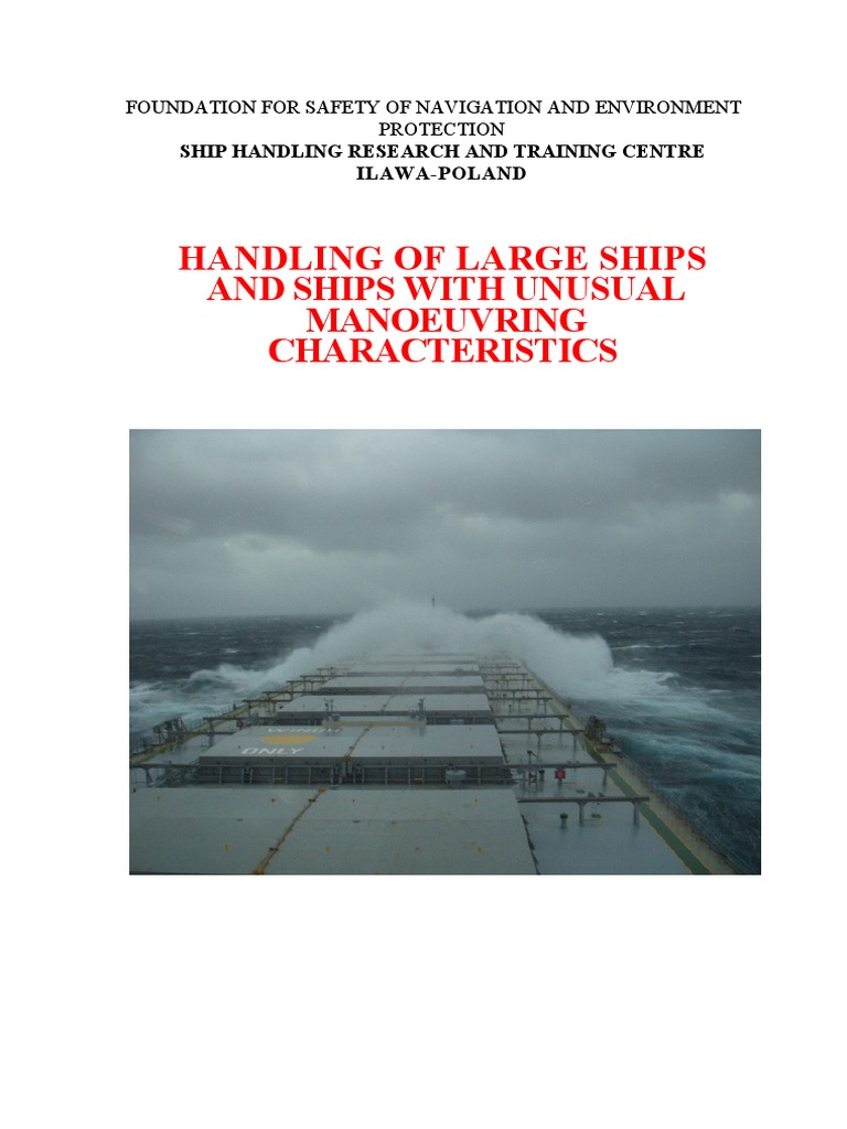 Maneuvering Characteristics of Ships | PDF | Propeller | Lift (Force)