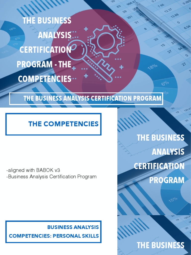 The Business Analysis Certification Program - The Competencies | PDF