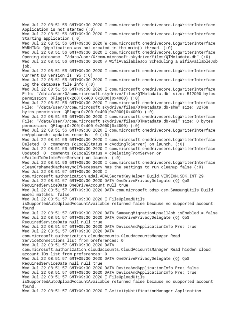 Current Log | PDF | Computer File | System Software