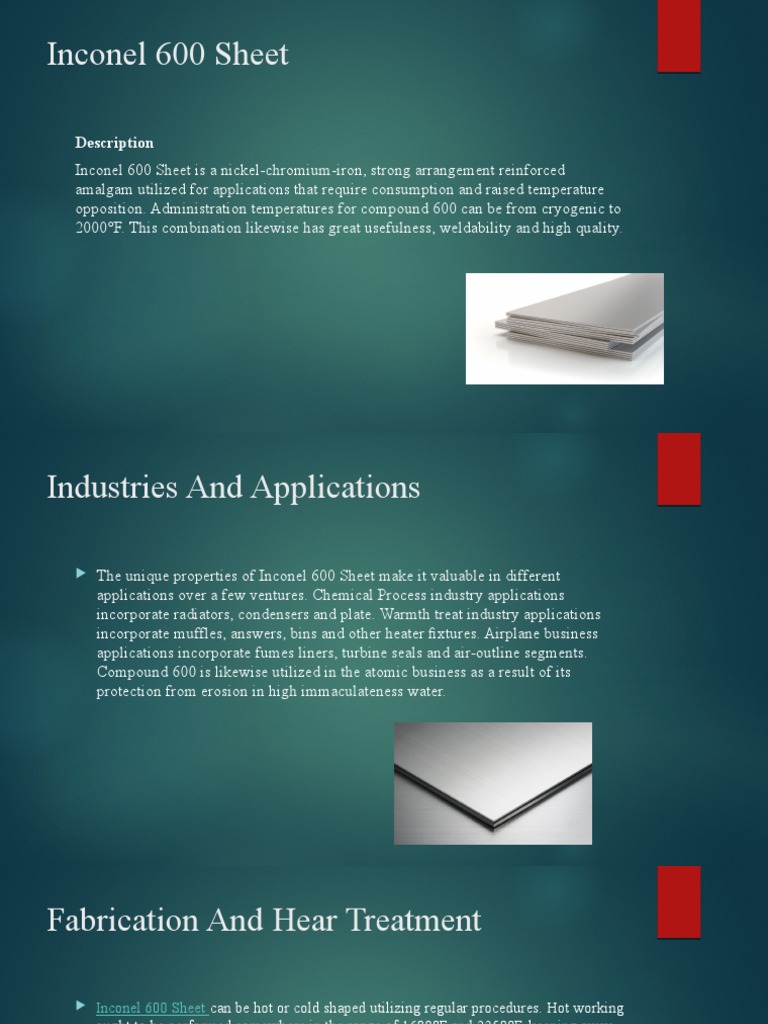 Inconel 600 Sheet | PDF