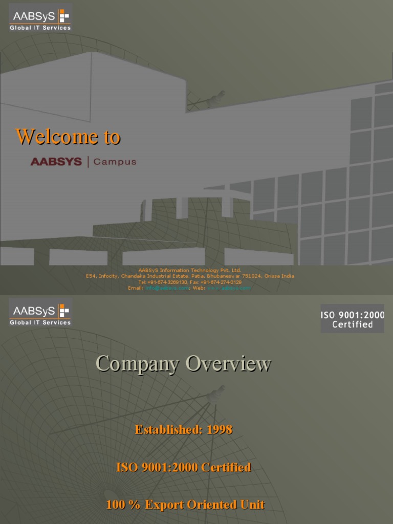 AABSyS IT Pvt. Ltd. Company Overview | PDF