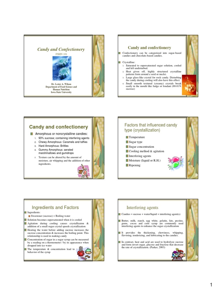 Candy and Confectionery | PDF | Candy | Chocolate