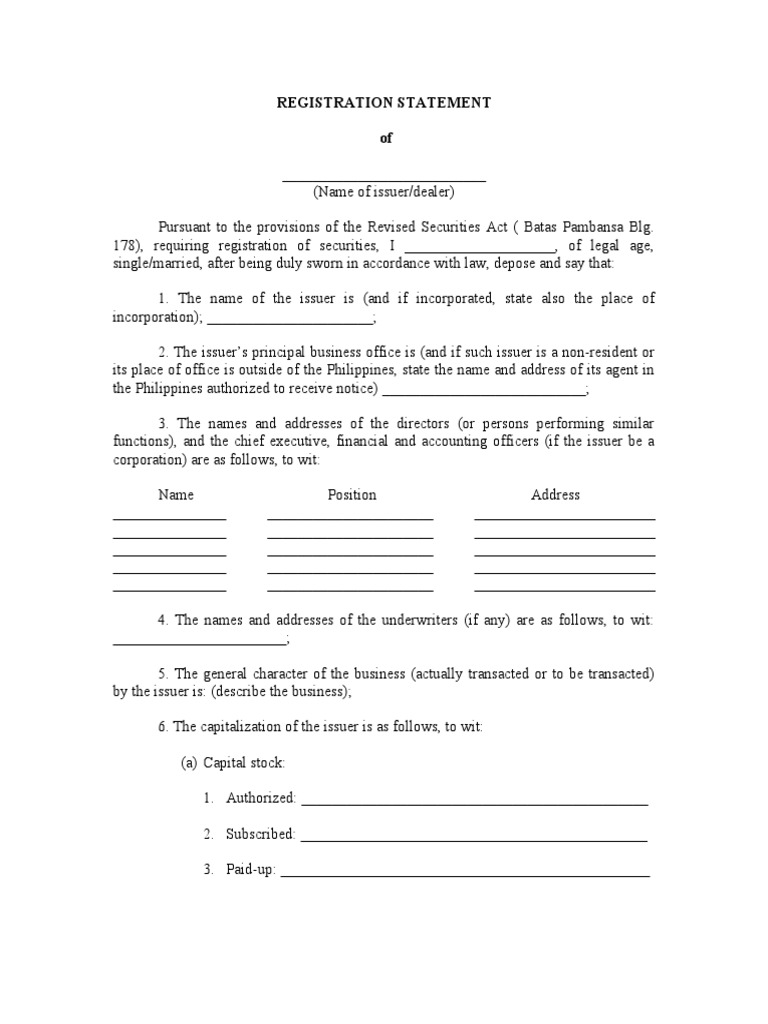 Securities Registration Guide | PDF | Securities (Finance) | Corporations