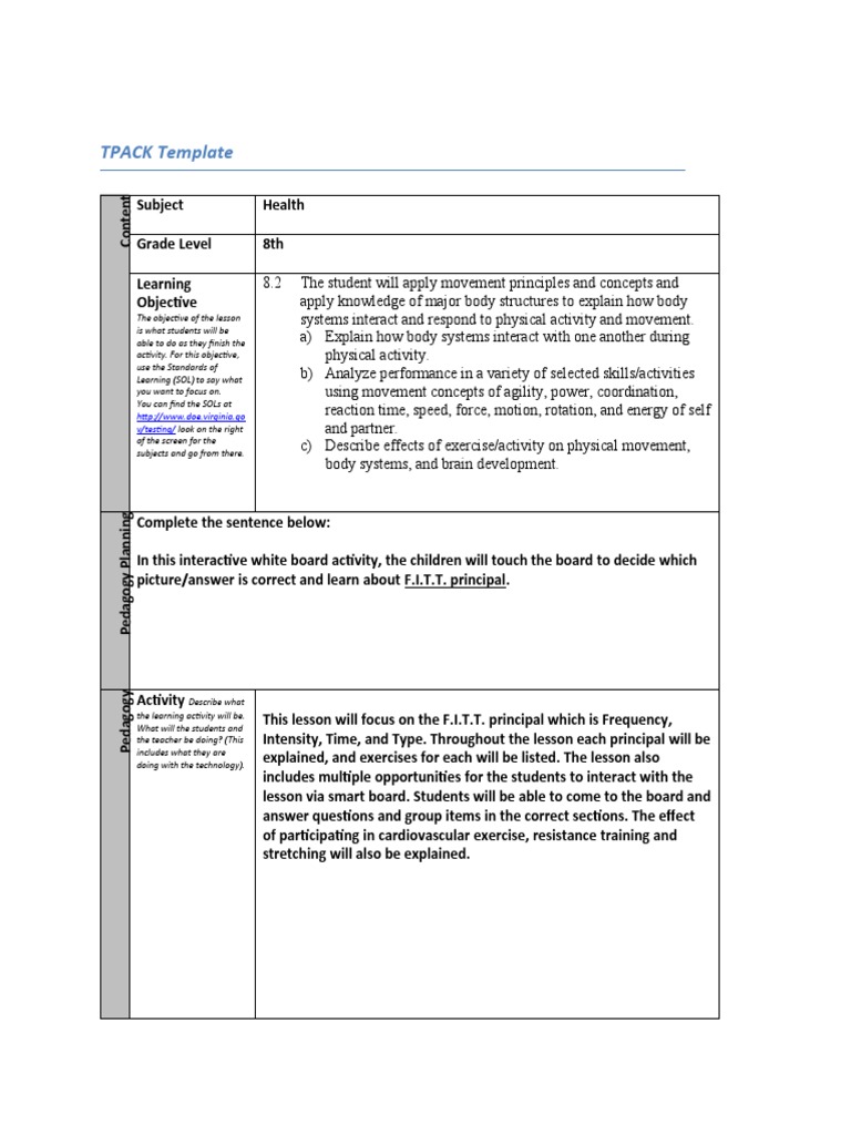 Smartboard Lesson | PDF | Pedagogy | Teachers