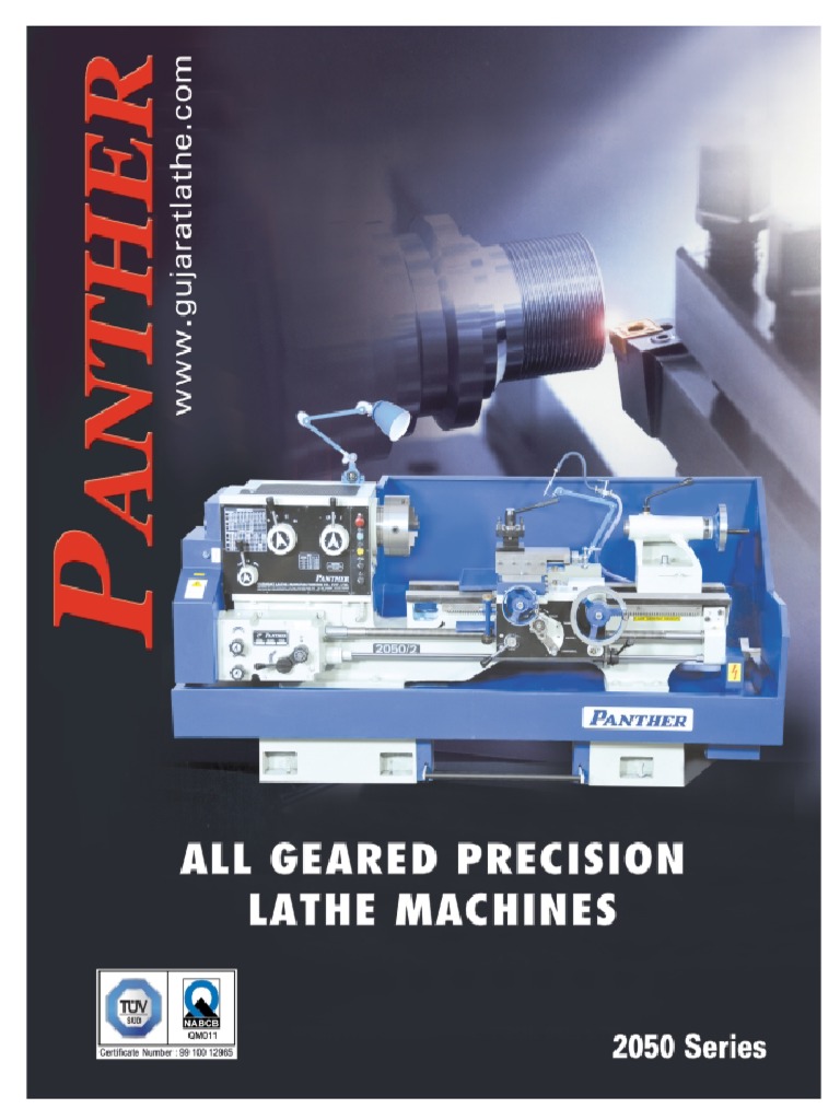 2050 Panther Lathe | PDF | Manufactured Goods | Machines