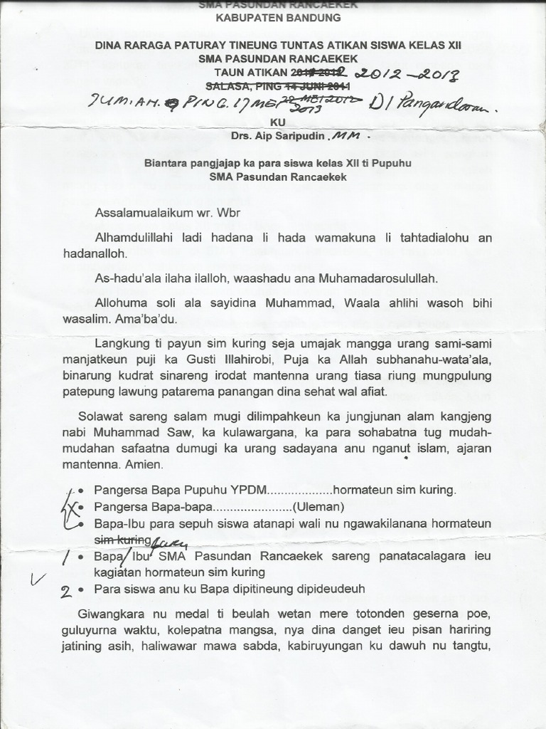 Contoh Biantara Bahasa Sunda PDF | PDF