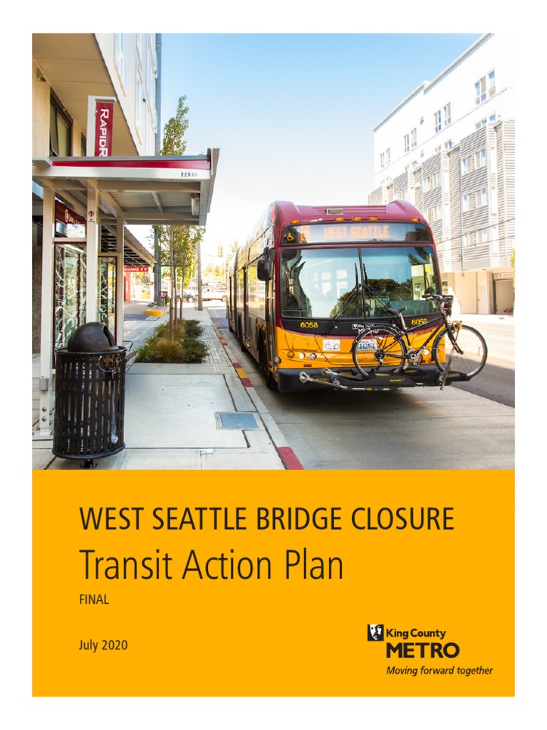 Metro West Seattle Bridge Action Plan | PDF | Public Transport | Bus