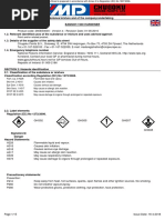 MSDS Oil Spill Dispersant Type I 20180201 | PDF | Toxicity | Waste