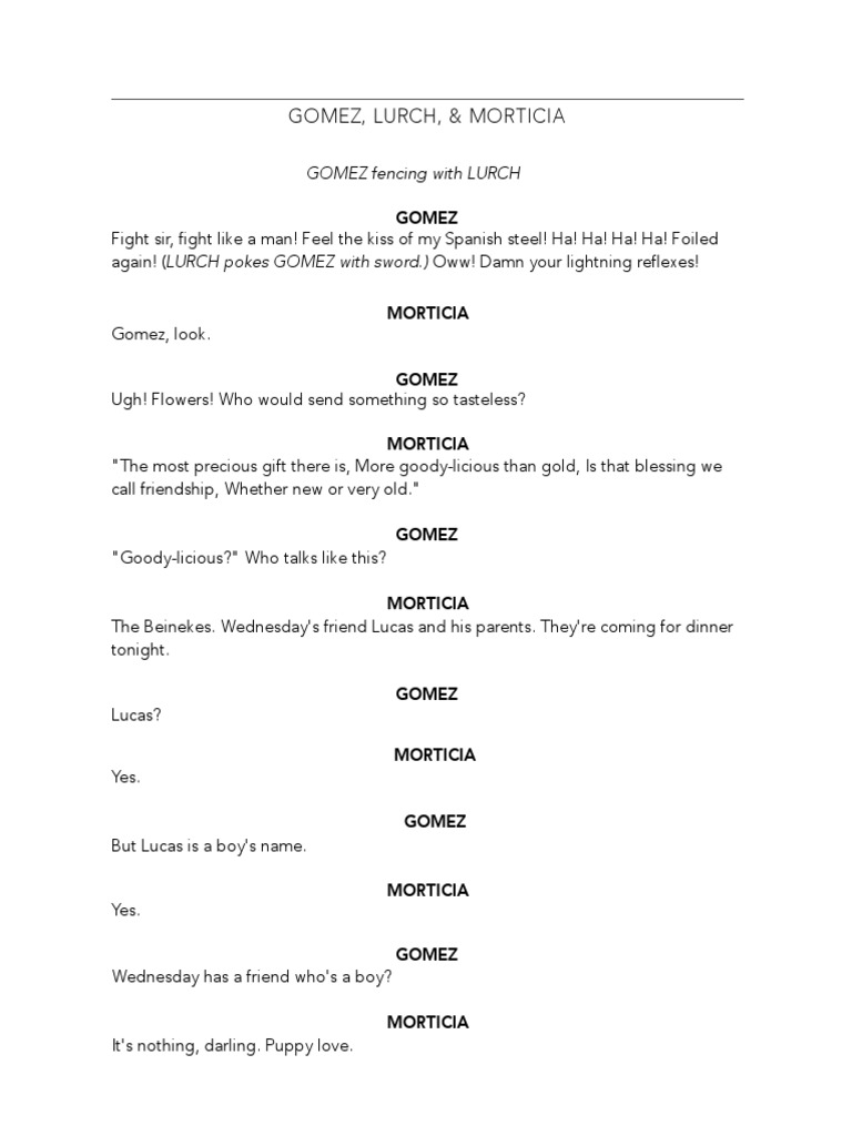 Audition Sides | PDF