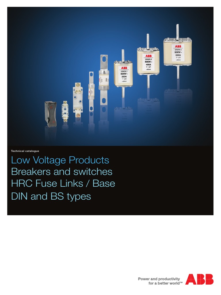 Indian DIN &BS Fuse Link & Base - Technical Catalog - 23-04-15 PDF ...