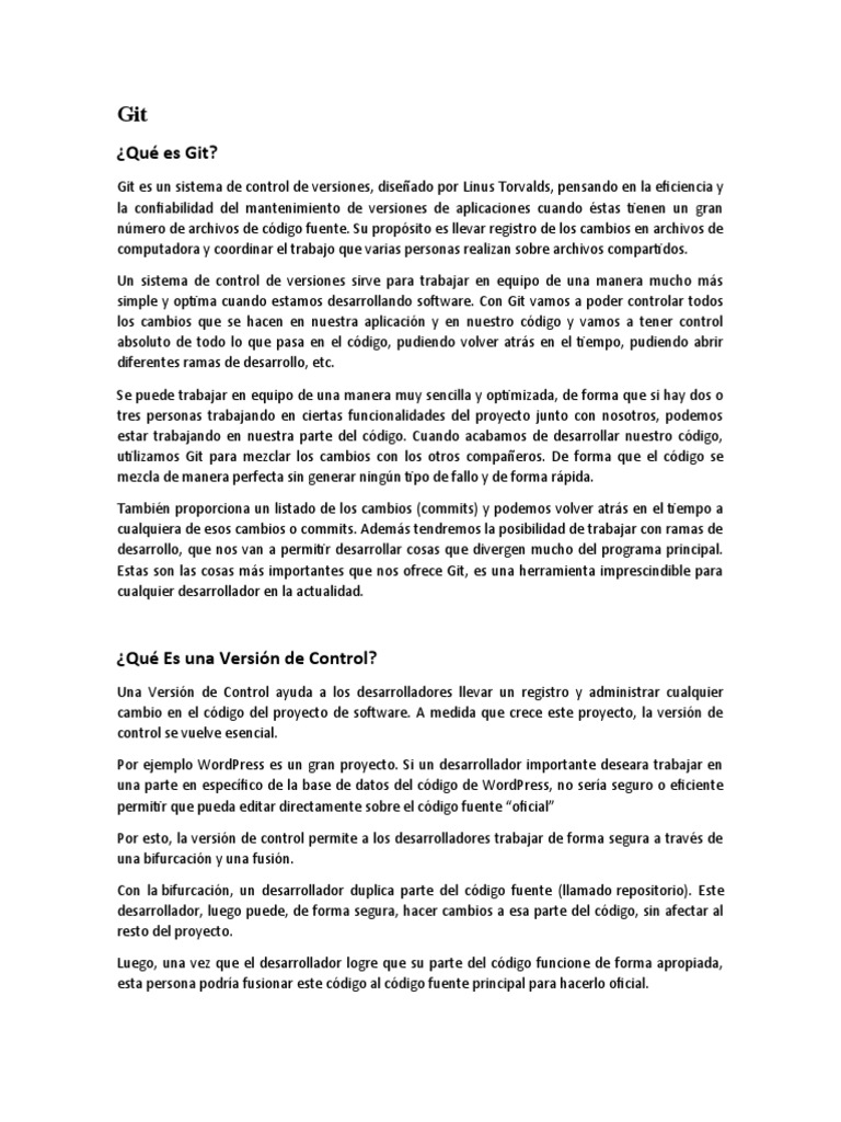 GIT, GITHUB y GITLAB | PDF | Desarrollo de software | Software de red ...