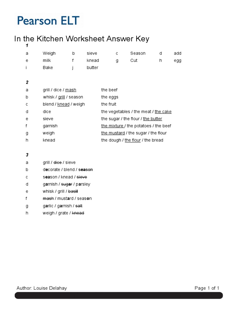 GBLAD10000037 in The Kitchen Worksheet Answer Key | PDF