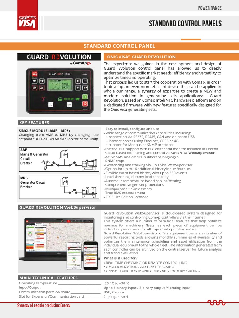 Standard Control Panel | PDF | Computer Network | Programmable Logic ...