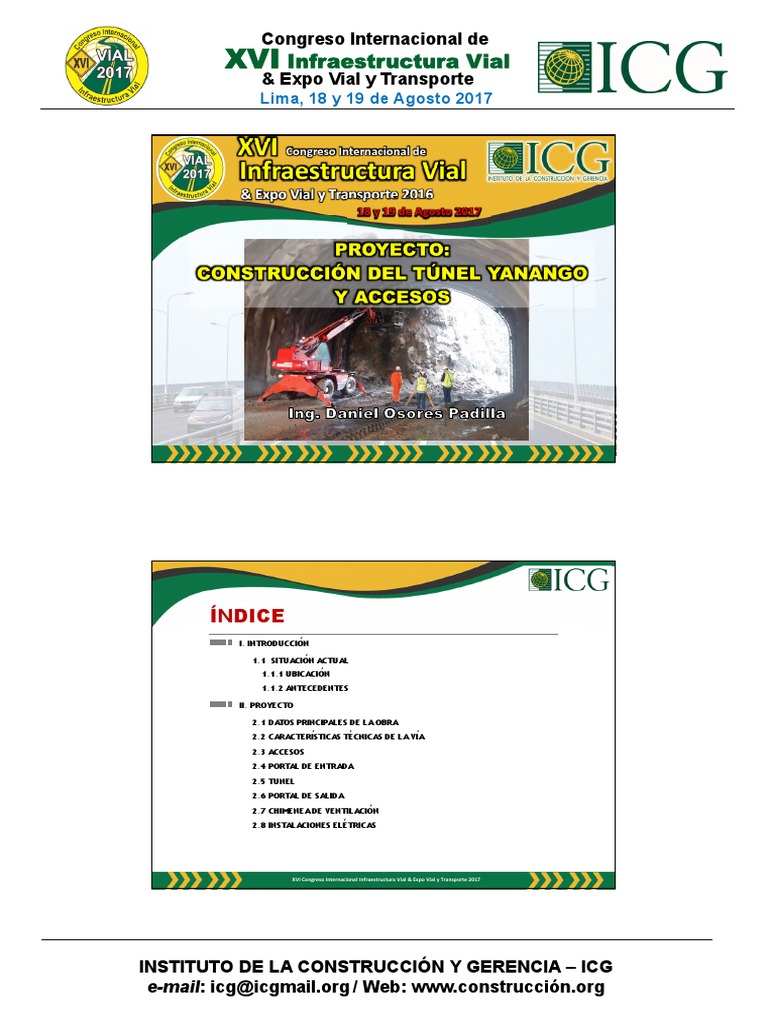 Solución definitiva para el cruce de la quebrada Yanango: Presentación del proyecto del túnel ...