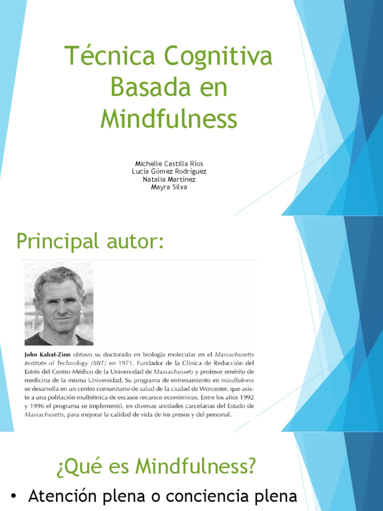 Terapia Cognitiva Basada en Mindfulness | PDF | Atención plena | Meditación