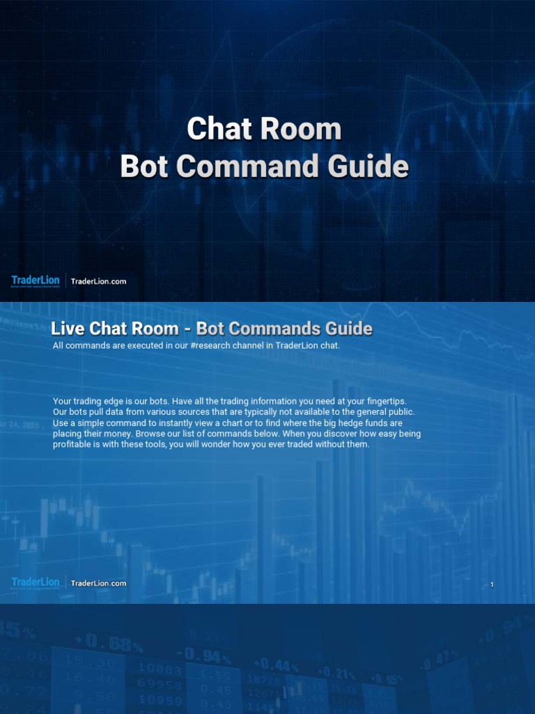 Chat Room Bot Command Guide | PDF | Microeconomics | Financial Markets