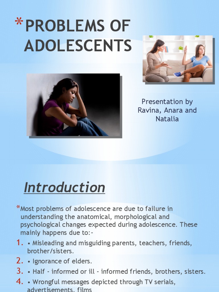 Problems of Adolescents | PDF | Adolescence | Fear