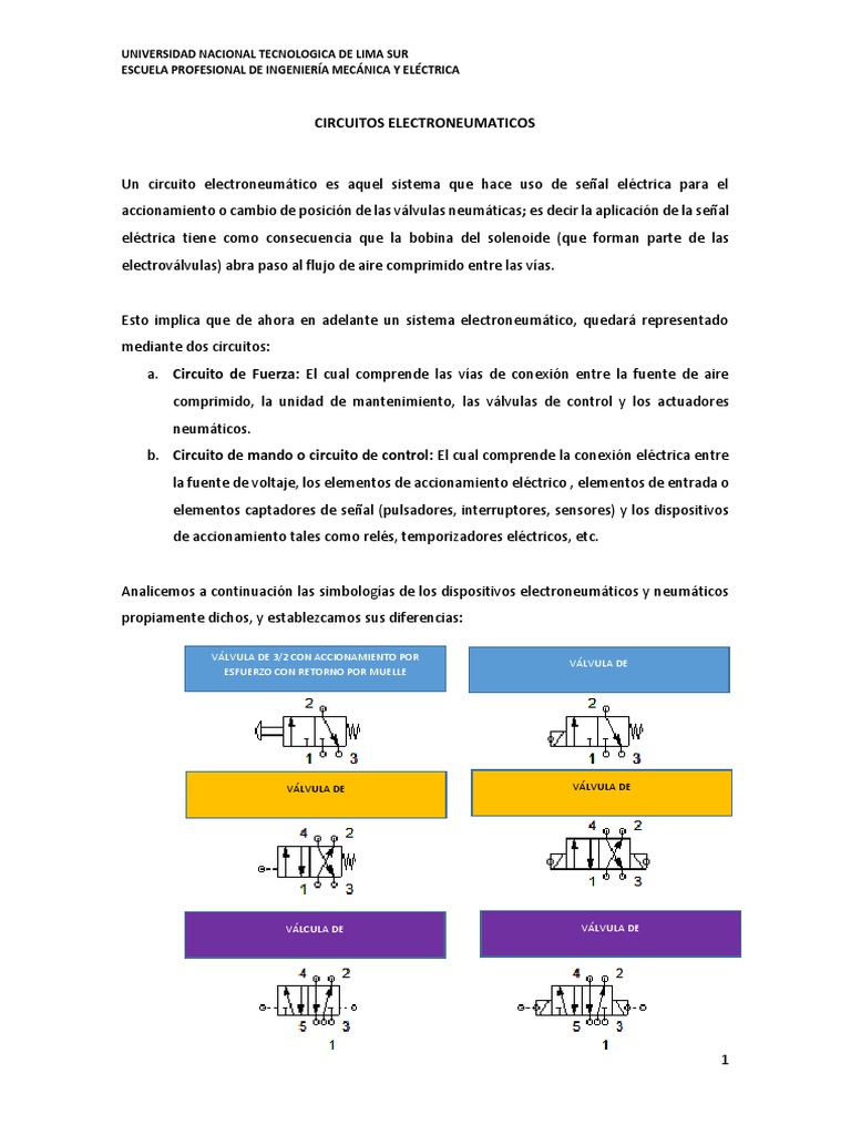 Laboratorio 5 de Automatizacion Electroneumatica | PDF | Relé | Neumática