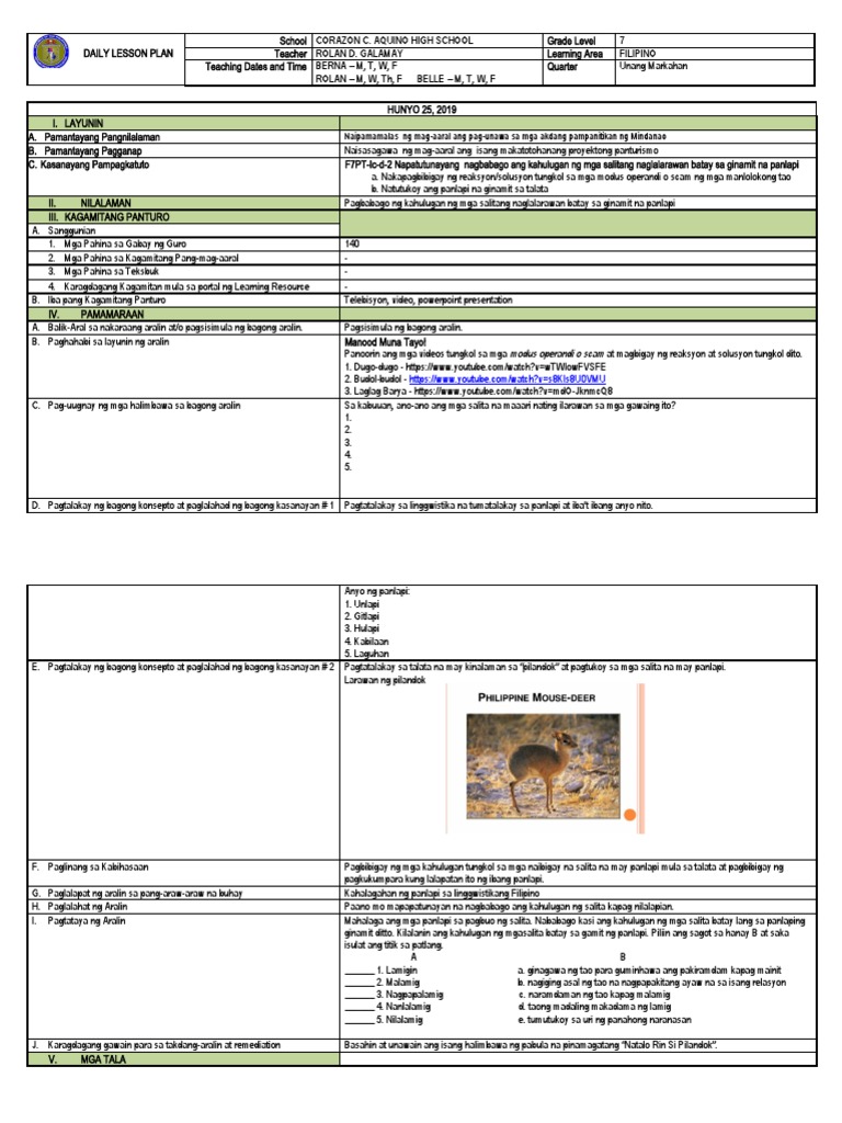 Pabula 1 | PDF
