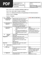 Lesson Plan - Esp 7 (2ND Quarter) | PDF