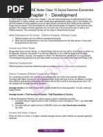 Class 10 Economics Chapter 1 Notes | PDF