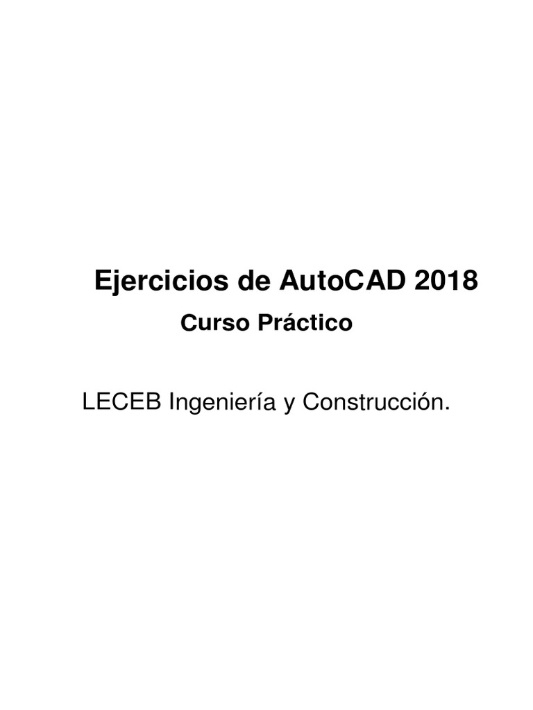 Ejercicios - AutoCAD 2014. Curso Practico | PDF | Politopos | Espacio