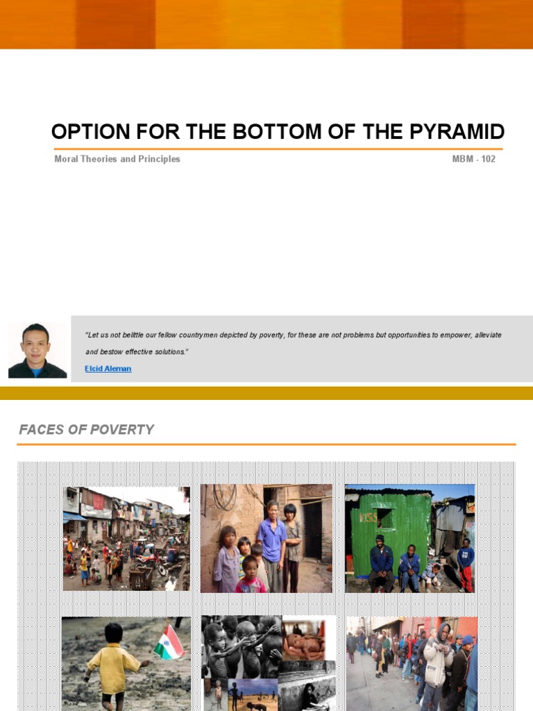 Option For The Bottom of The Pyramid.1 | PDF | Poverty | Poverty ...