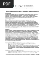 EUCAST Antimicrobial Abbreviations Guide | PDF | Antibiotics | Drugs