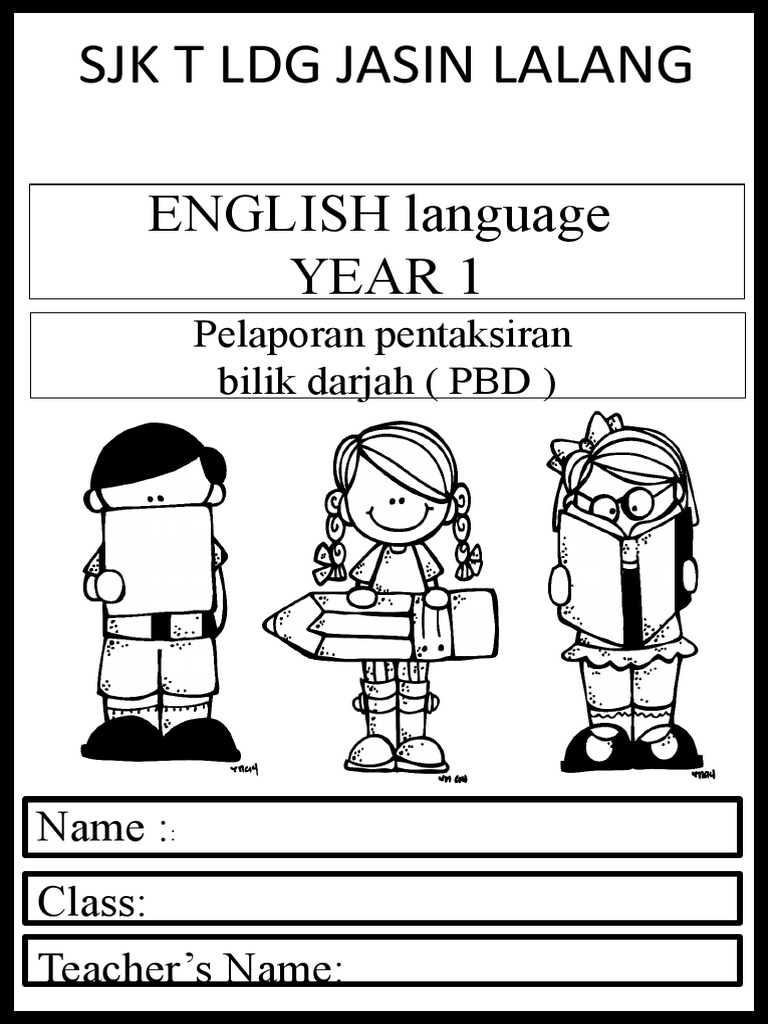 ENGLISH Language Year 1: SJK T LDG Jasin Lalang | PDF | Word | Phrase