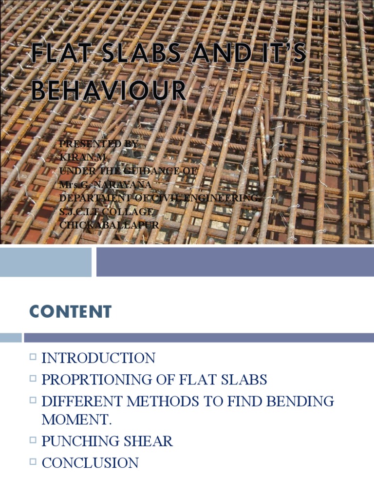 Flat Slabs - Analysis, Design and 2003 | Download Free PDF | Bending ...