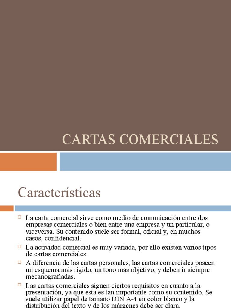Cartas Comerciales | PDF | Oferta (economía) | Bienes