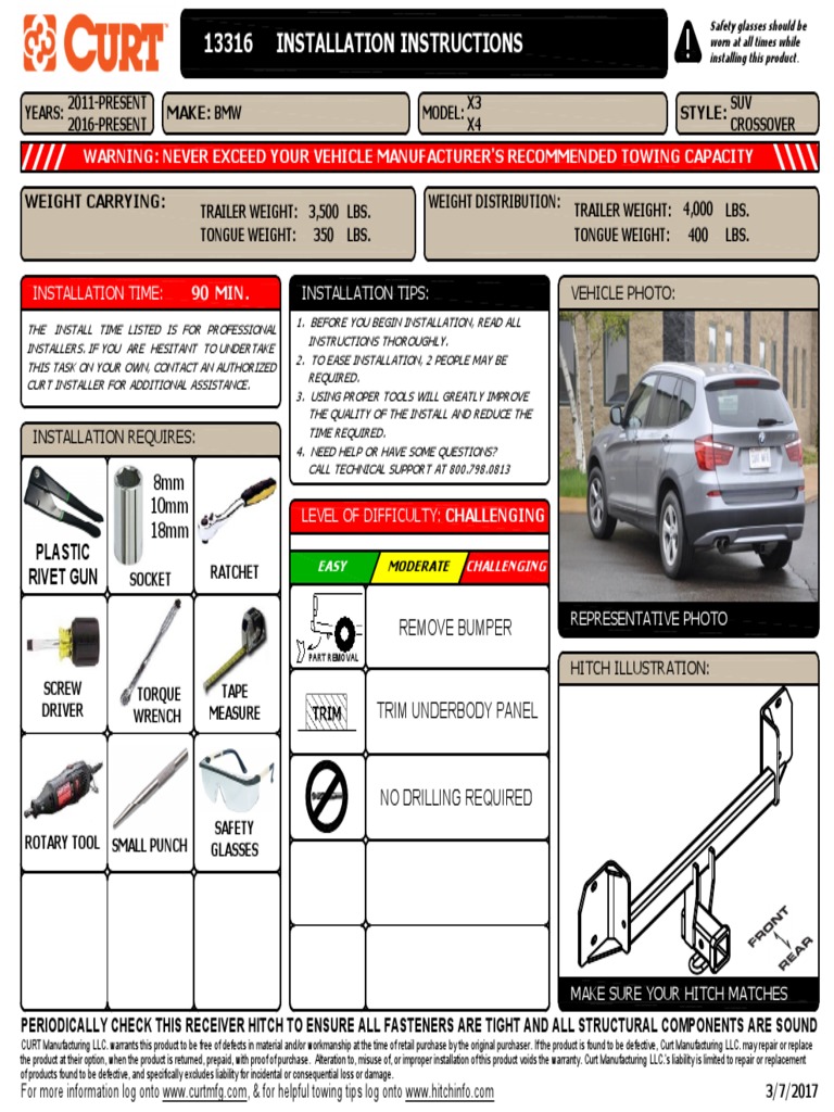 8mm 10mm 18mm: Warning: Never Exceed Your Vehicle Manufacturer'S ...